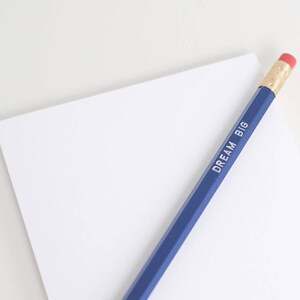 Inspirational Pencil Set / Set of "dream Big" Pencils / Back to School ...