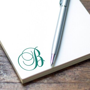 Custom Monogrammed Notepad / Notepad With Initial / Personalized ...
