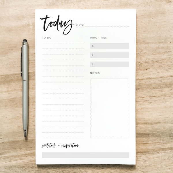 To Do List Notepad - Etsy