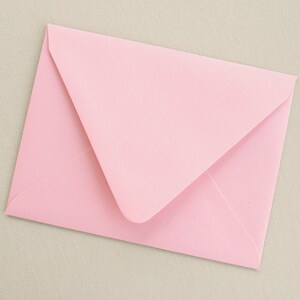 Light Pink Envelope Set - Etsy