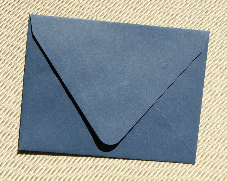 Navy Blue Envelopes Set of 20 Dark Blue Envelopes | Etsy