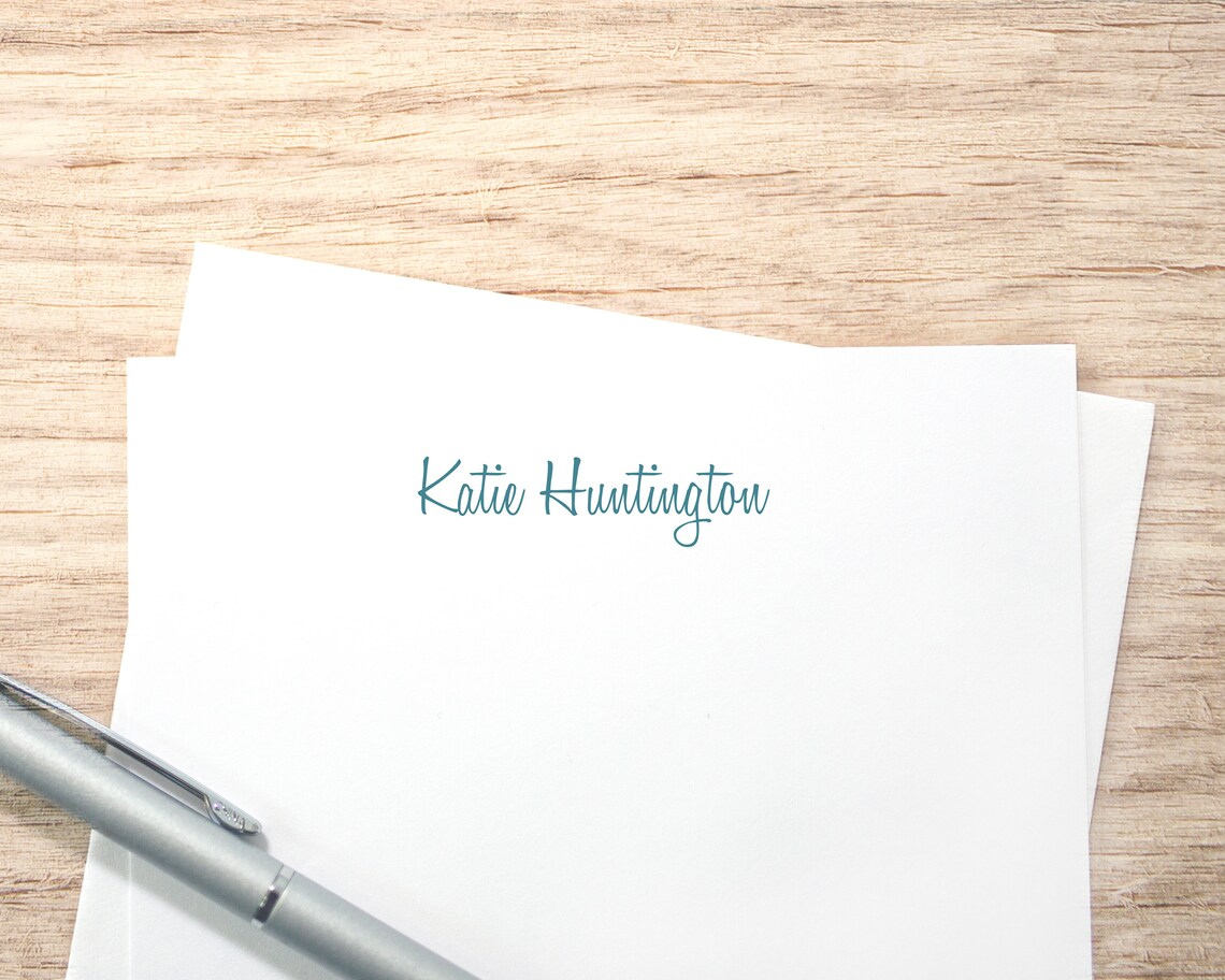 Stationary Gift Set / Personalized Stationery Notecard Set | Etsy