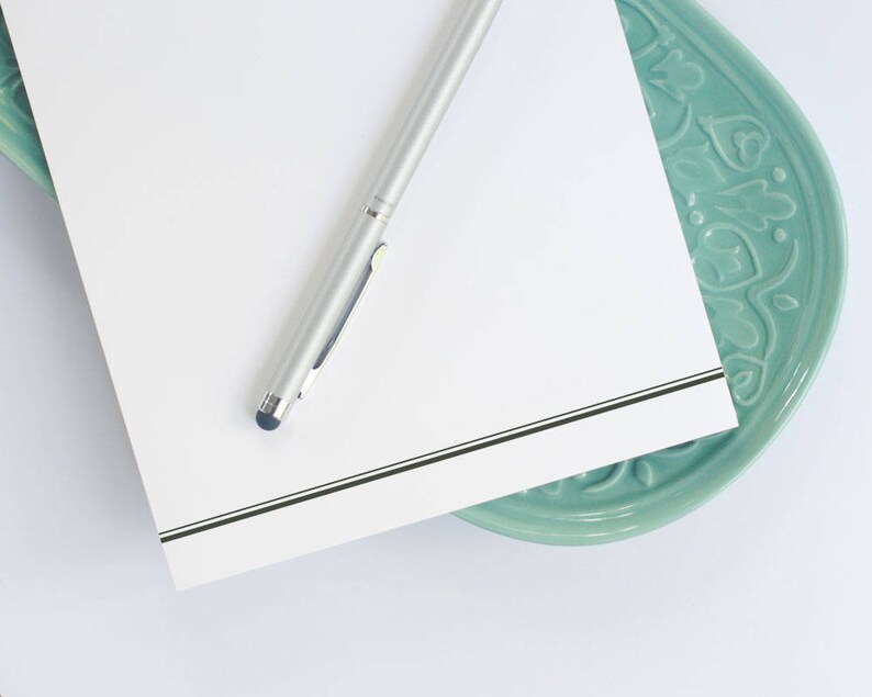 Personalized Large Notepad / Notepad With Name and Lines / | Etsy