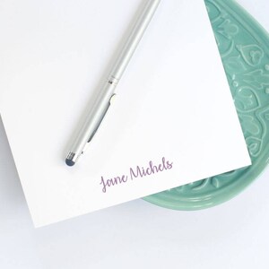 Personalized Large Notepad / Notepad With Modern Script Name / - Etsy