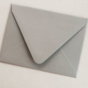 Set of 20 Grey Envelopes - A2 Size / Envelopes for Cards / Colored ...