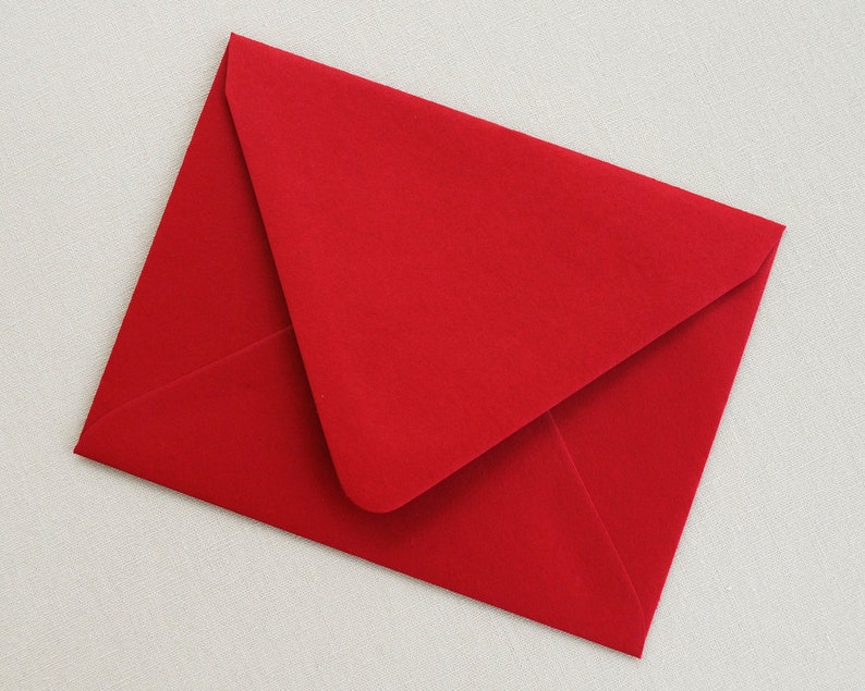 20 Red Envelopes A2 Size - Etsy
