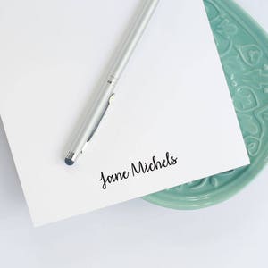 Personalized Large Notepad / Notepad With Modern Script Name / - Etsy