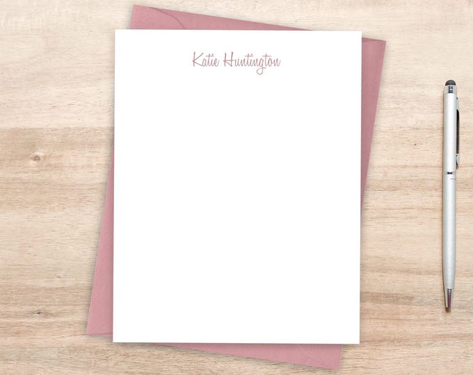 Personalized Name Stationery | Stationery With Return Address ...