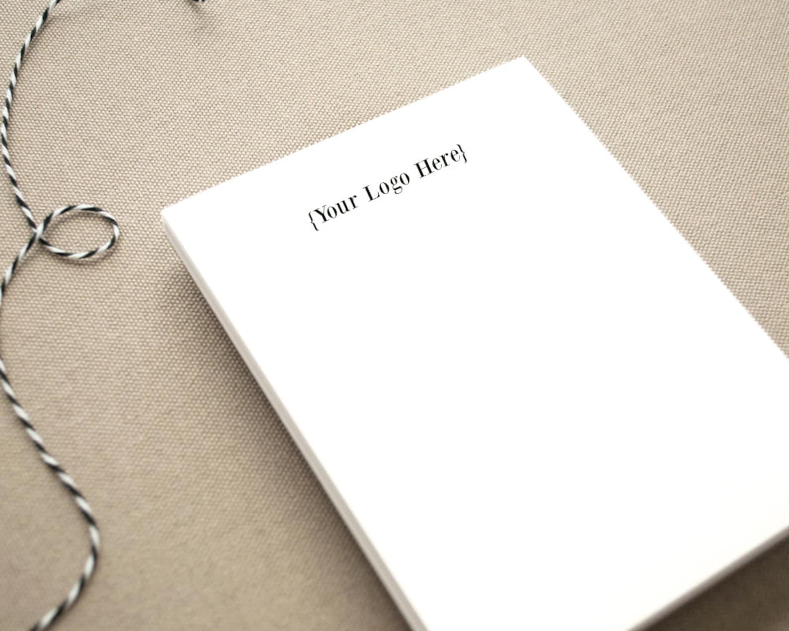 Custom Logo Notepad / Small Notepad With Your Logo / Business - Etsy