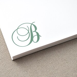 Custom Monogrammed Notepad / Notepad With Initial / Personalized ...