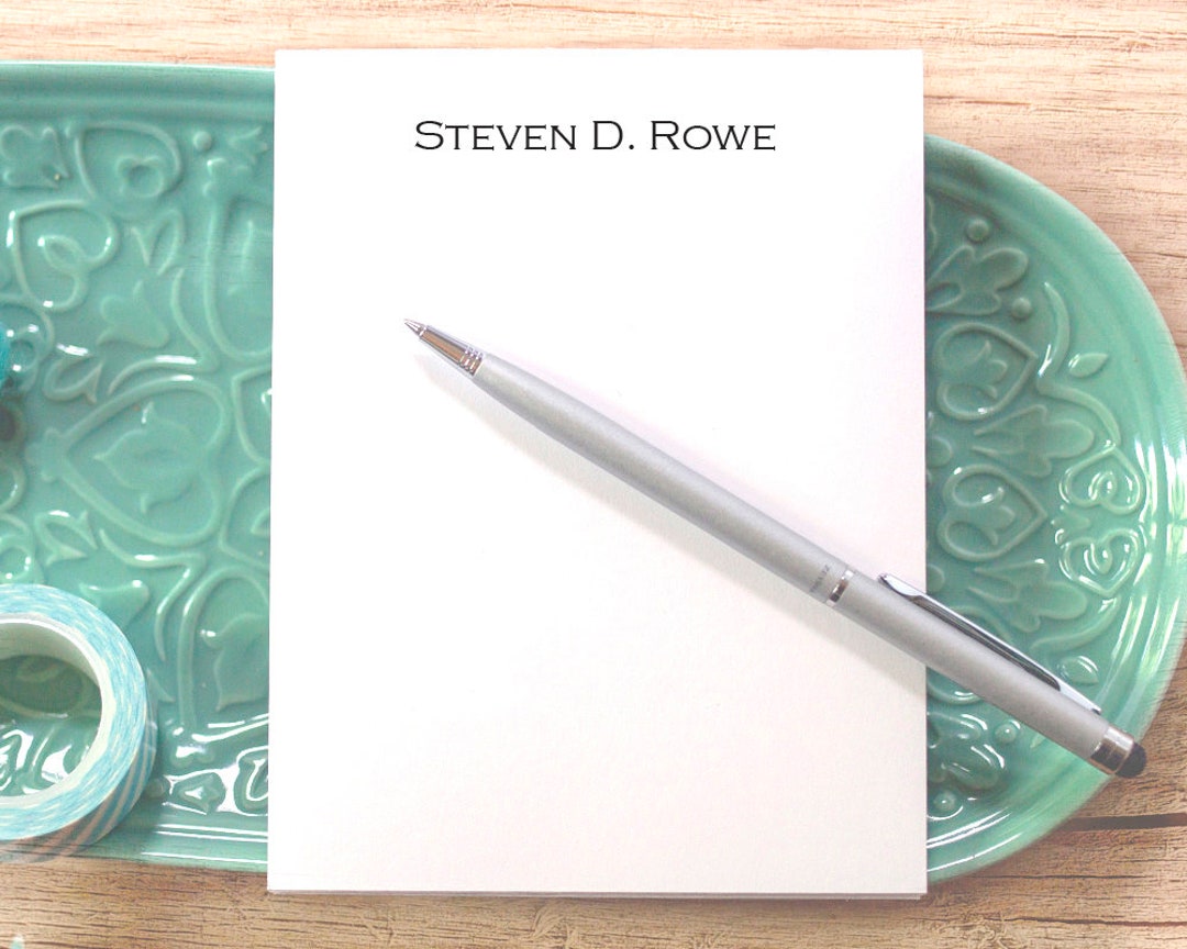 Custom Notepad With Name / Professional Small Notepad With Name ...