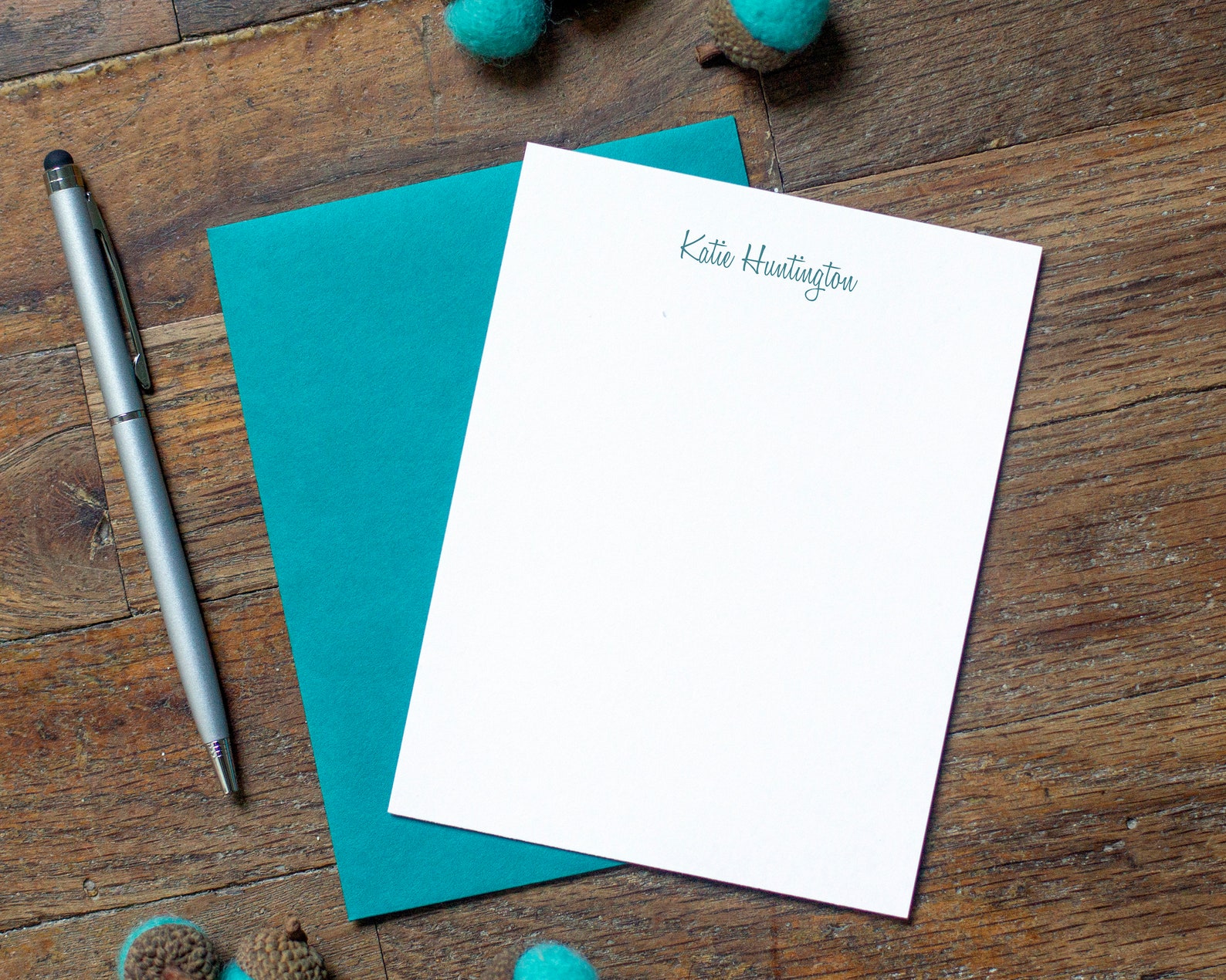 Stationary Gift Set / Personalized Stationery Notecard Set - Etsy