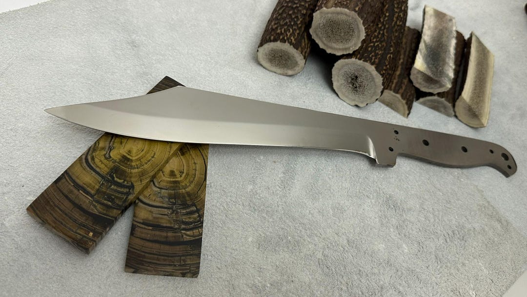Machete 10" Full Tang - D2 Knife Blank - Etsy
