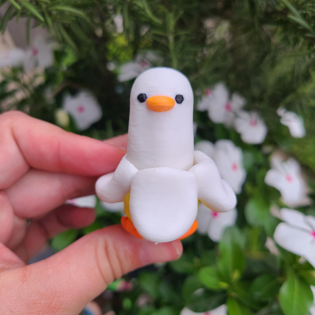 3D Printed Banana Duck Clicker Toy Keychain: Backpack Charm - Etsy