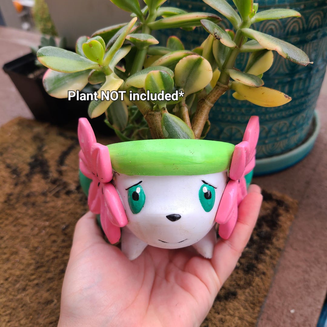3D Printed Flower Pocket Monster Planter: Gamer Home Decor - Etsy