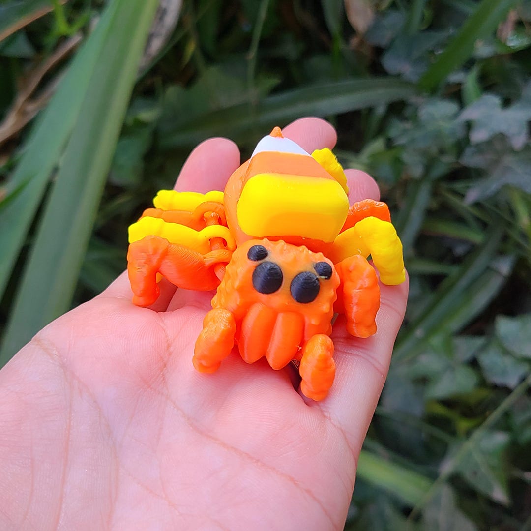 Candy Corn Spider Fidget Toy | Halloween | Desk Toy | 3d Printed ...
