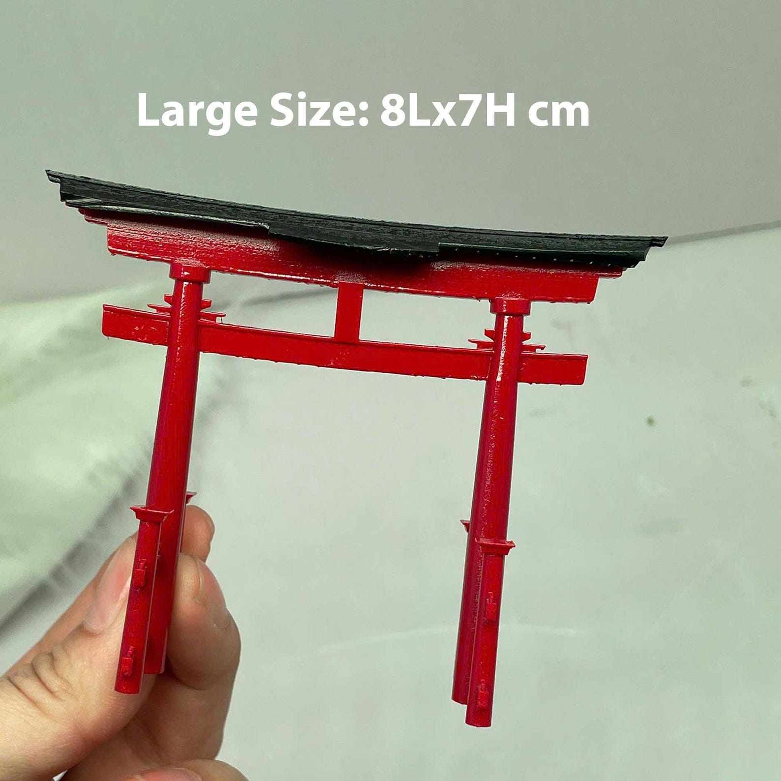 Torii Gate Terrarium Decor | Japanese Shrine Miniature | Resin Ornament ...