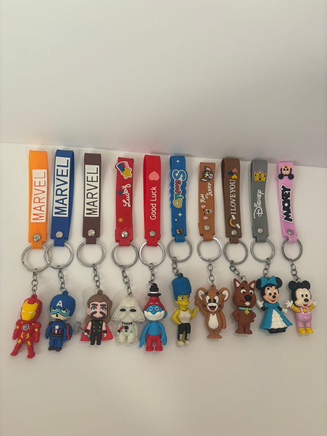 3D Cartoon Character Keychain – Anime & Animation Inspired Key Ring ...