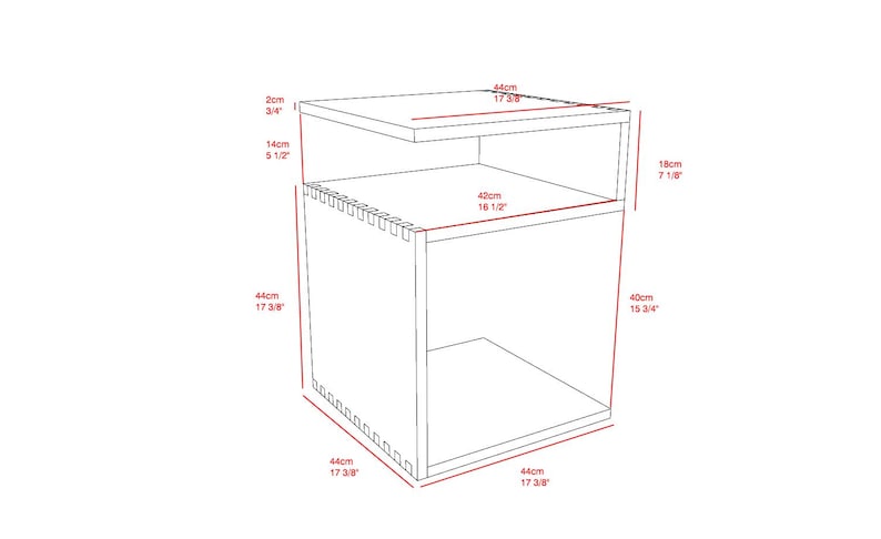DIY Modern Wooden C Side Table Plans | Digital PDF Download - Etsy