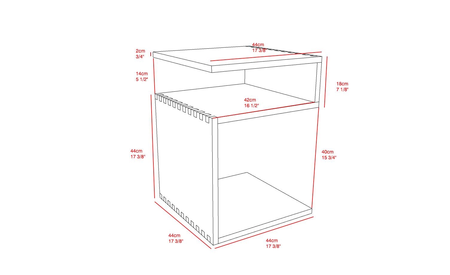 DIY Modern Wooden C Side Table Plans | Digital PDF Download - Etsy