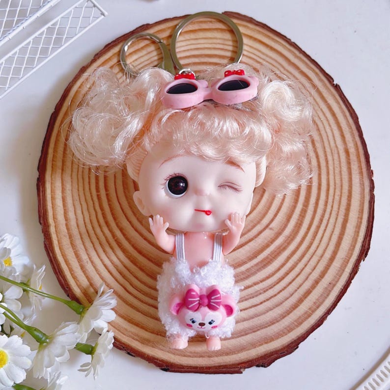 Cute Doll Keychain – Movable Limbs Doll Keychain,jointed Doll Keychain ...