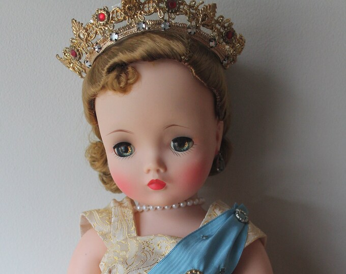 Vintage Madame Alexander Queen Elizabeth Cissy Doll, Vintage Madame ...