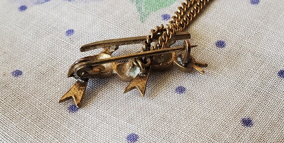 Vintage 1930's Bird Chatelaine Pin, Vintage 1930's Si… - Gem