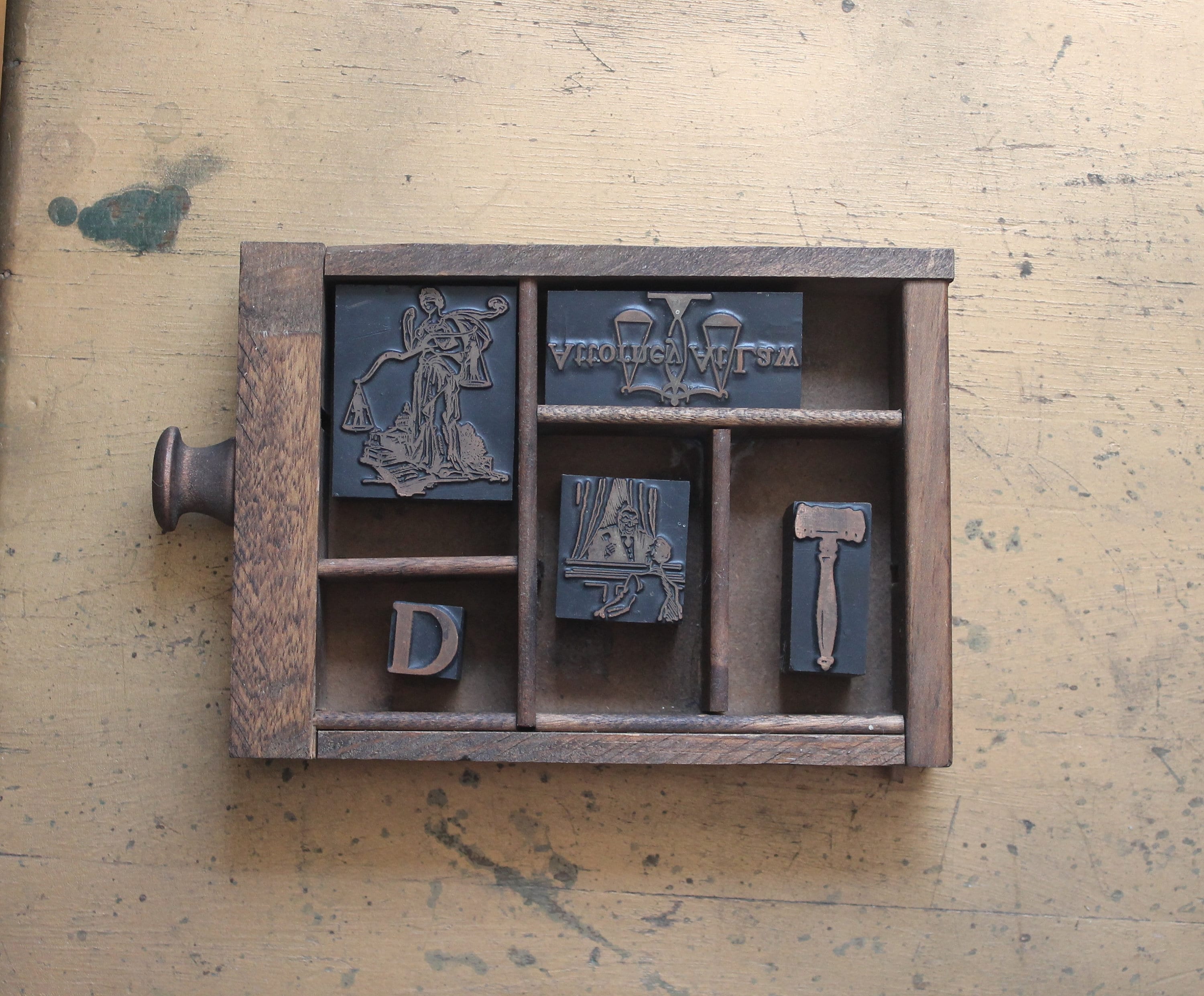 Vintage Copper Wood Letterpress Stamp Printing Block Vintage - Etsy UK