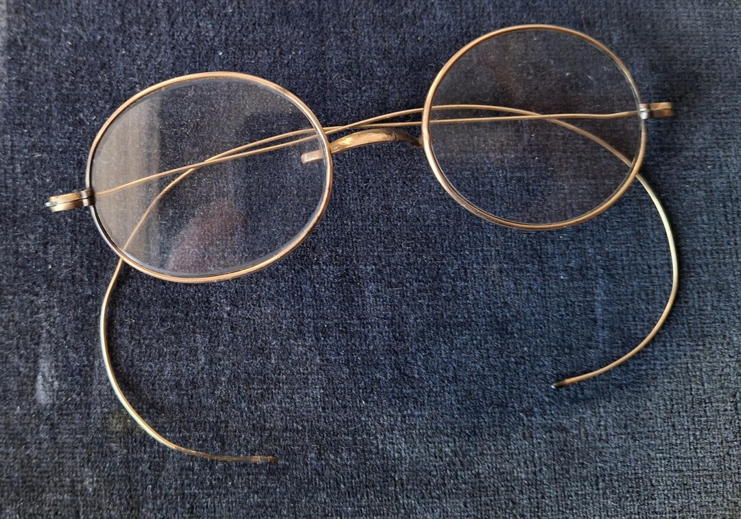 Antique Gold-filled Childs Wire Rim Spectacles Eyeglasses, Antique ...