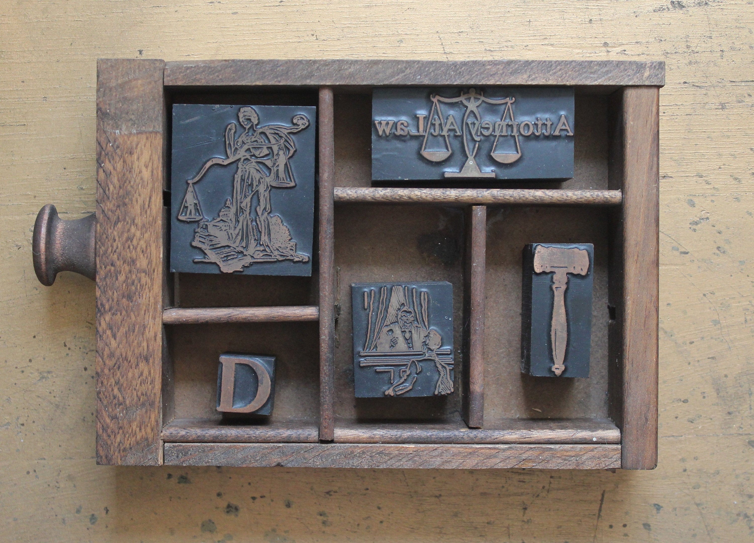 Vintage Copper Wood Letterpress Stamp Printing Block Vintage - Etsy UK