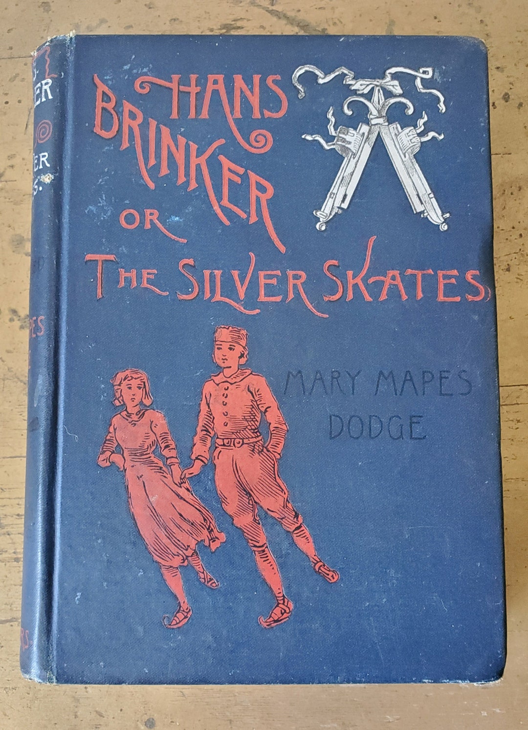 Antique Book Hans Brinker or the Silver Skates, Hans Brinker or the ...