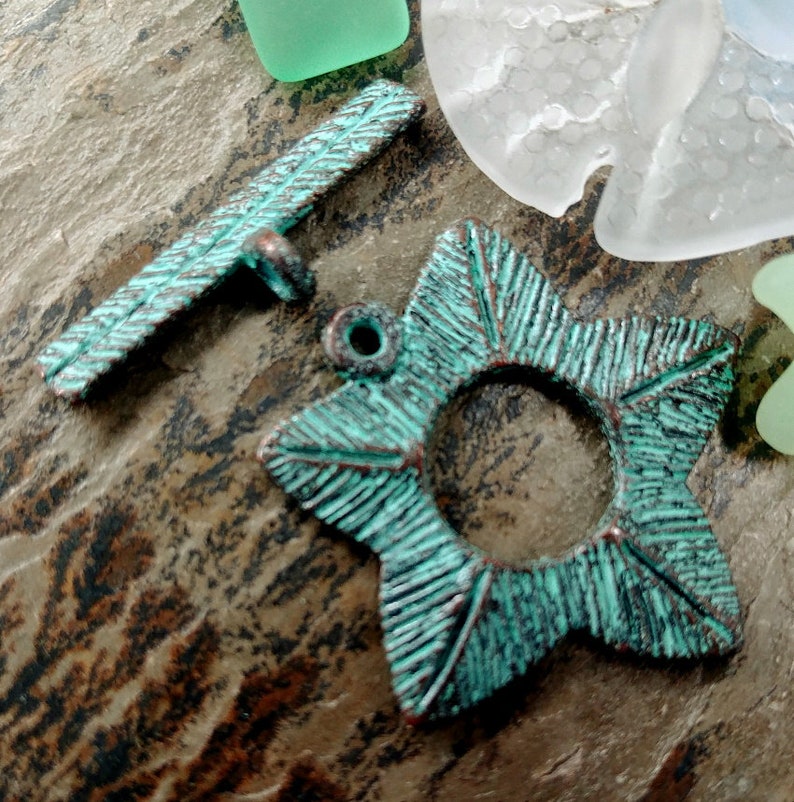 Flower Toggle Leaf Toggle 45mm Greek Casting Pewter Lead - Etsy