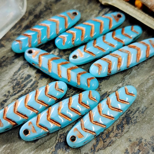 Aqua Blue Chevron - Etsy