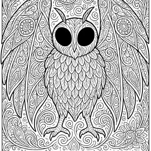 Cryptid Adult Cartoon Coloring Sheet Bundle - Etsy