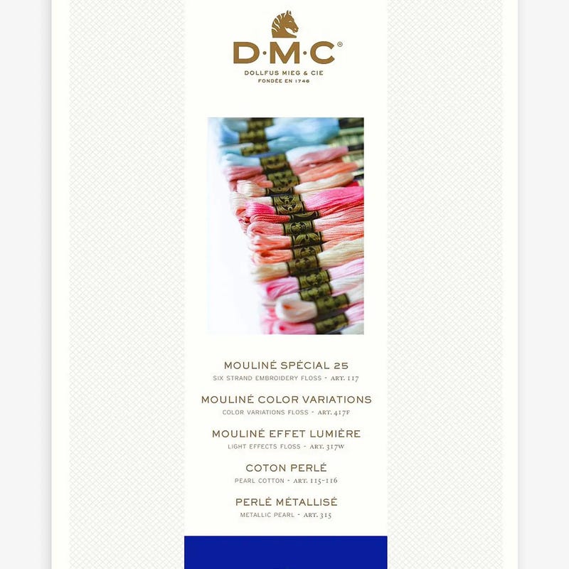 Dmc Floss Color Chart - Etsy