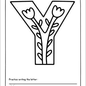 Alphabet Coloring Pages – A to Z Printable PDF for Kids – Fun ...