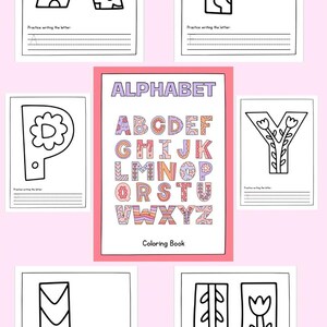 Alphabet Coloring Pages – A to Z Printable PDF for Kids – Fun ...