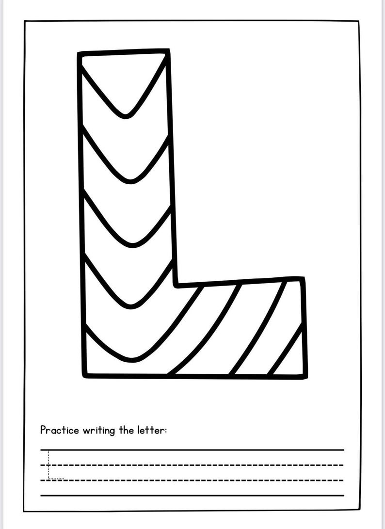 Alphabet Coloring Pages – A to Z Printable PDF for Kids – Fun ...