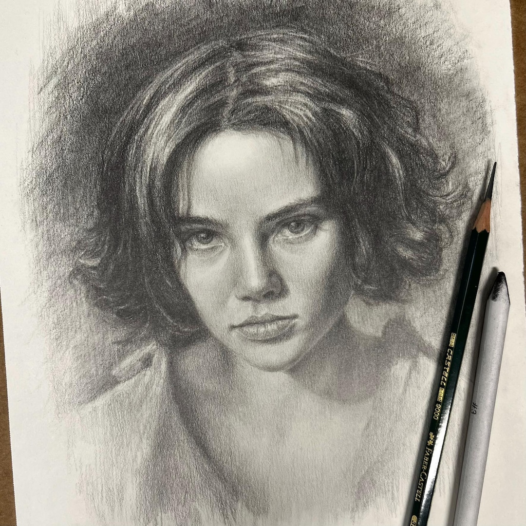Hand-drawn Portrait From Photo, Custom Pencil Sketch, Personalized ...