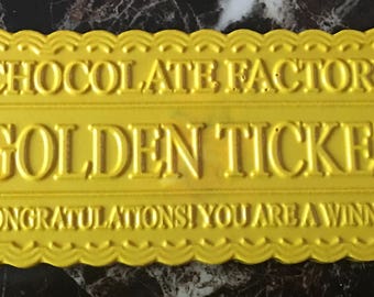 Golden ticket | Etsy