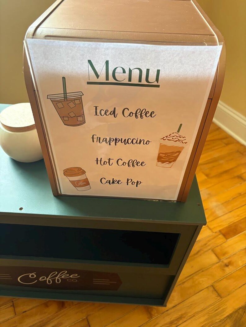 Printable Coffee Menu-inspired by Starbucks Coffee Menu – Iced & Hot ...