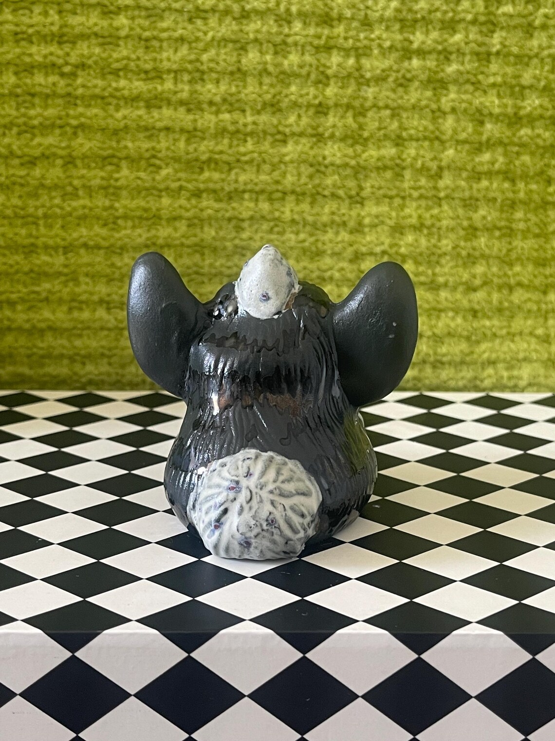 Ceramic Furby Figurine Mouldy Ears - Etsy