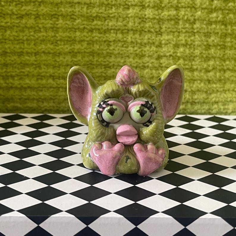 Ceramic Furby Smushy Face - Etsy