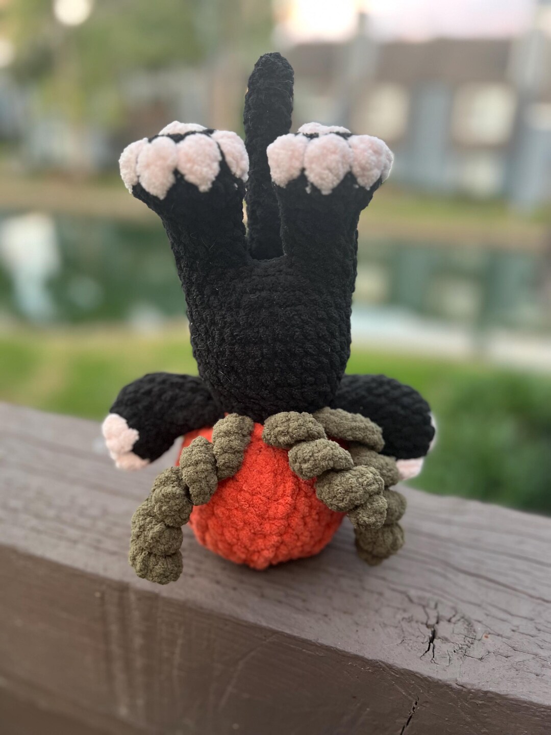 Jinx in a Jackolantern Crochet Plushie, READY TO SHIP, Cat in a Pumpkin ...