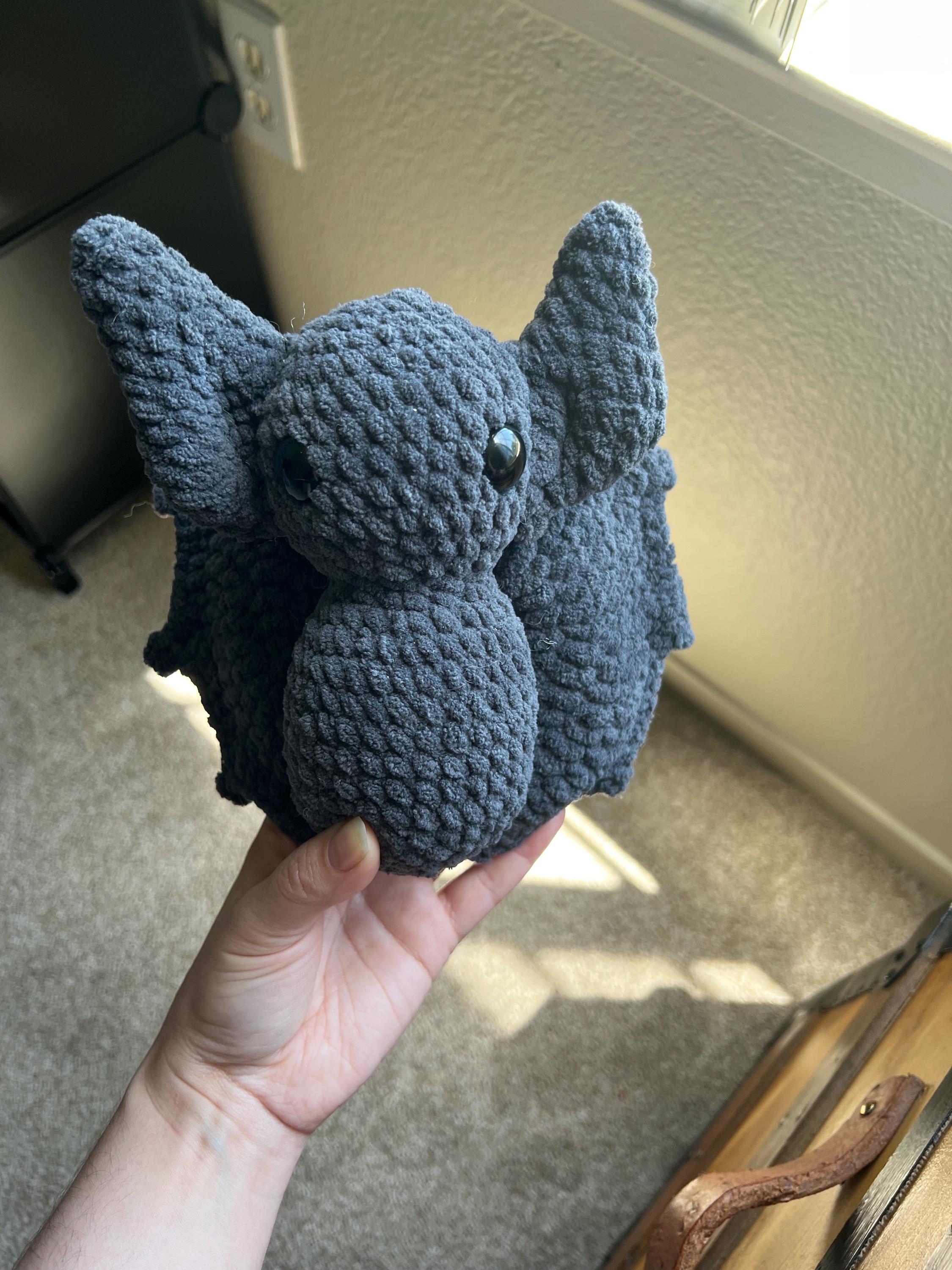 Crochet Bat, READY TO SHIP, Bat Plushies, Halloween Stuffie, Stuffed ...