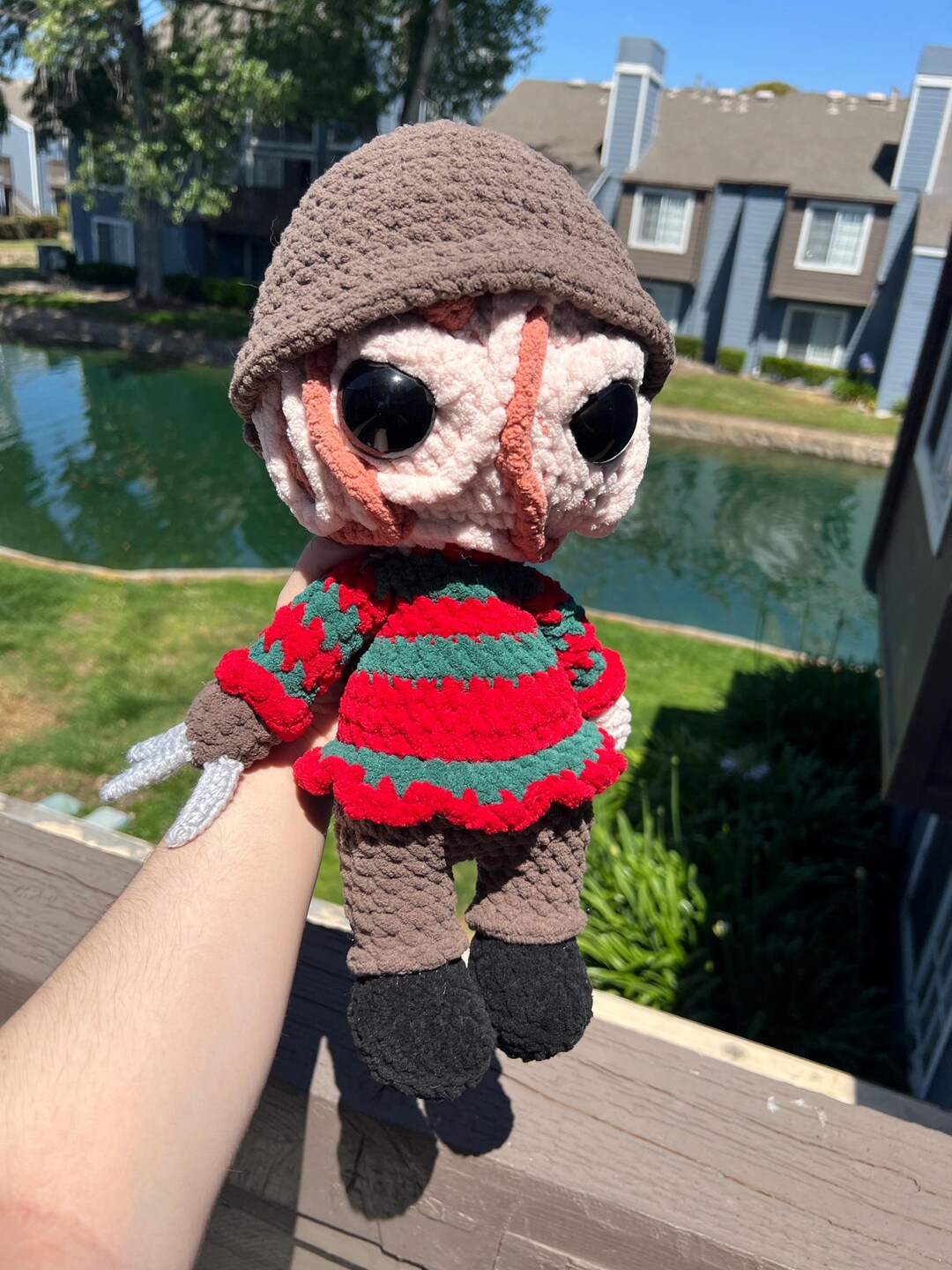 Large Freddy Krueger Inspired Plushie, A Nightmare on Elm Street ...