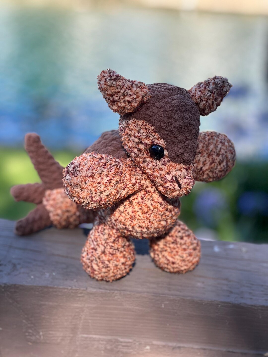 READY TO Ship,rocky the Armadillo Crochet Plushie,ancient Armored ...