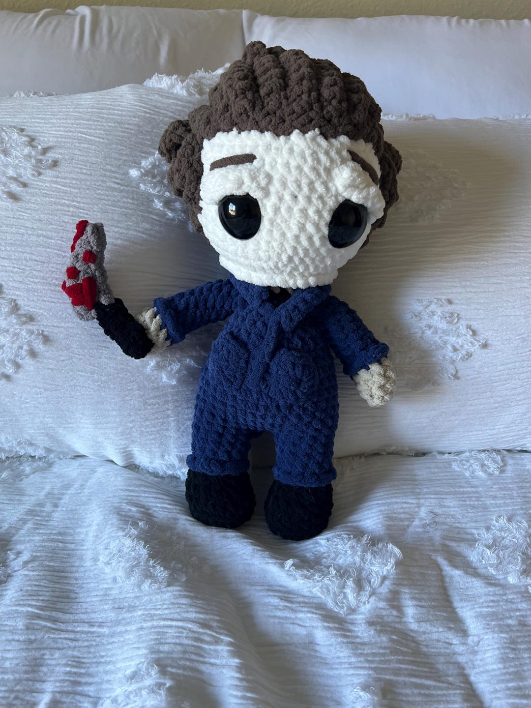 Large Michael Myers Inspired Plushies, READY TO SHIP, Crochet Horror ...