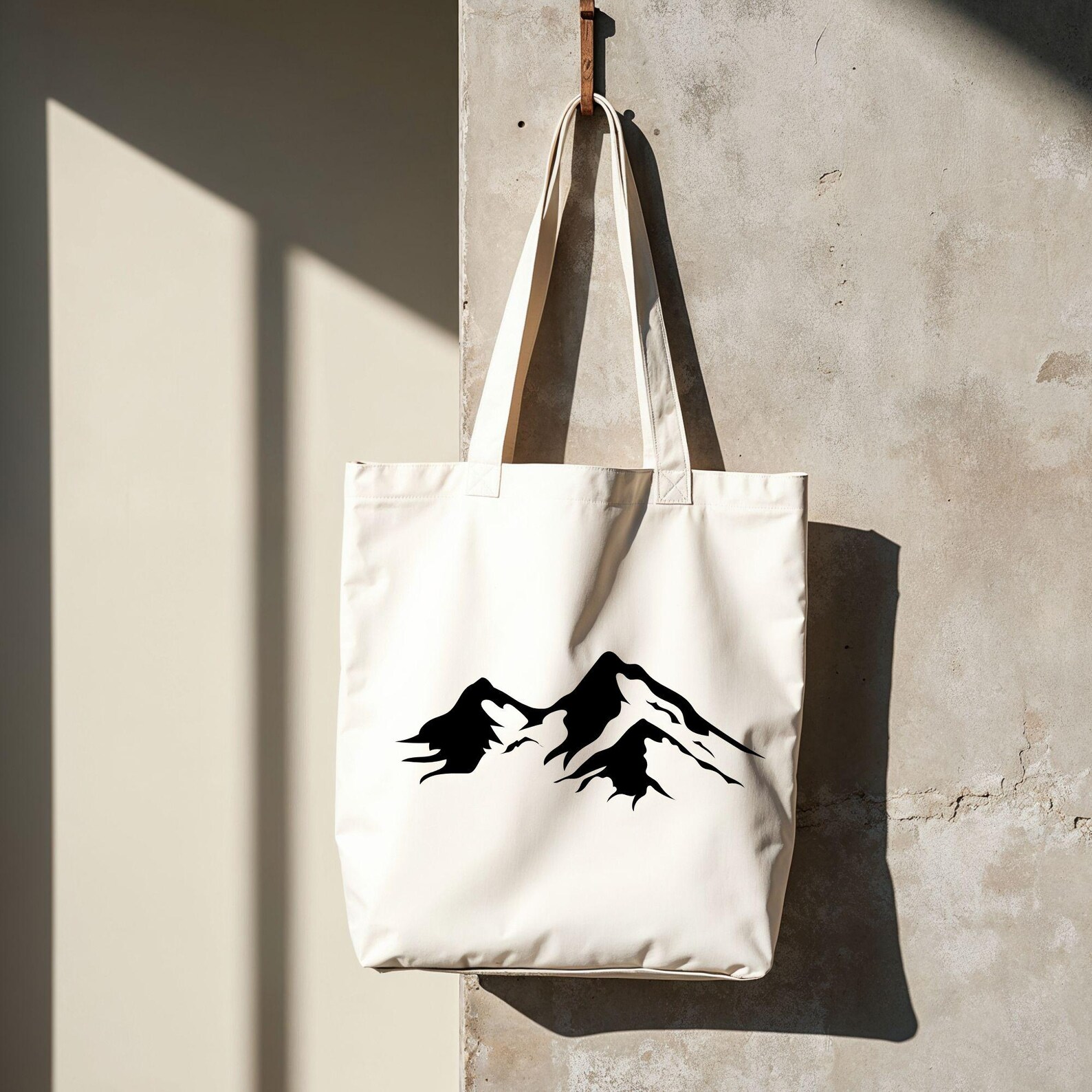 Mountain Landscape SVG Bundle: Hand-drawn Nature Silhouettes ...