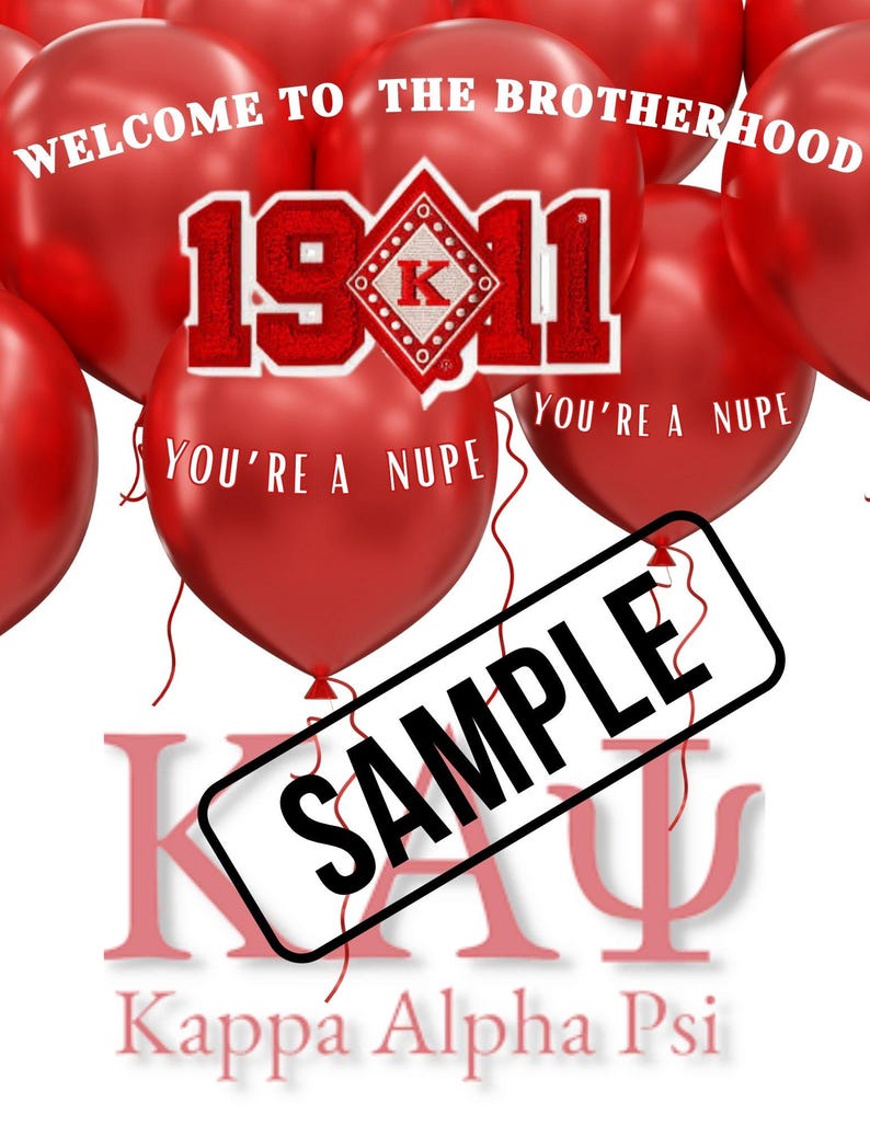 Divine 9 Fraternity Gift Labels | Custom Welcome Bag Stickers (set of ...